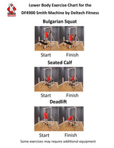 Linear Bearing Smith Machine (DF4900) – Deltech Fitness